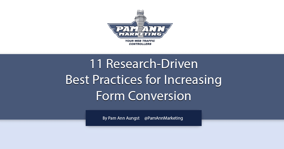 11 Research-Driven Best Practices for Increasing Form Conversion